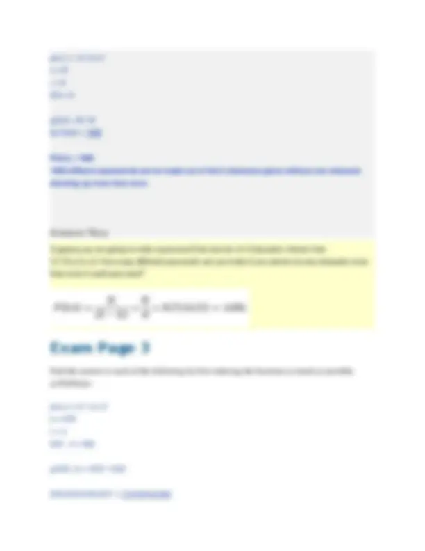 Math 101 Module 3 Exam: Probability and Combinations | Exams Mathematics | Docsity