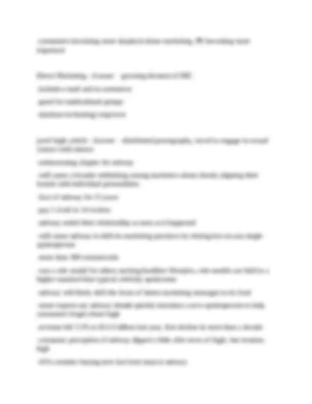Integrated Marketing Communications (IMC): Advertising Questions and ...