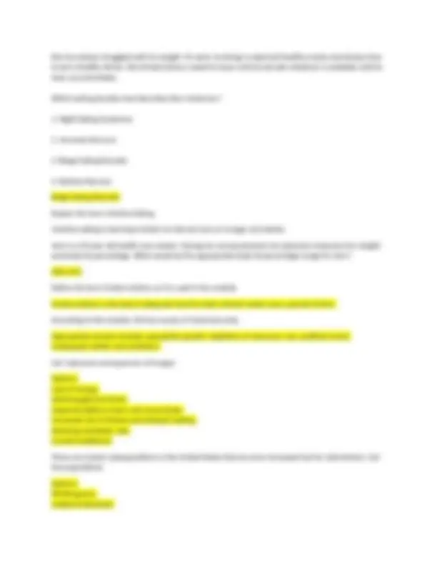 BIOD 121 MOD 5 Exam Prep: Nutrition, Exercise, and Eating Disorders ...