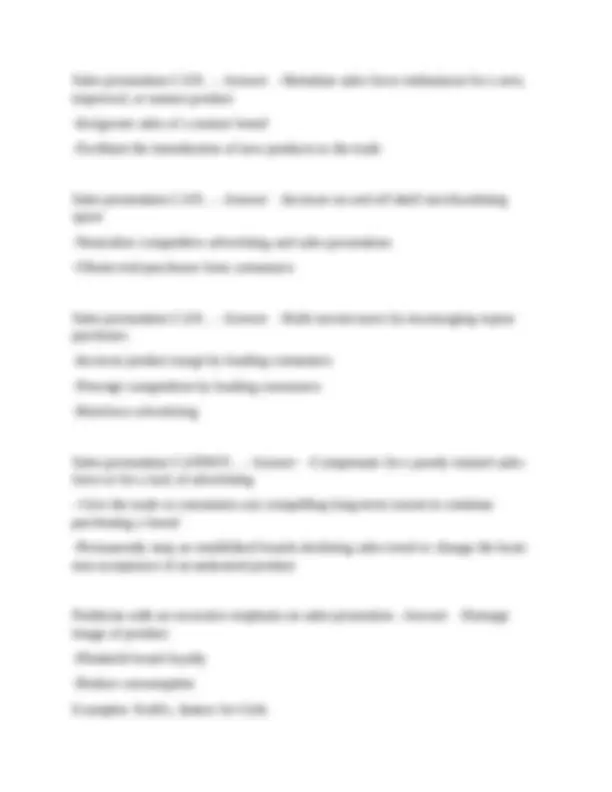 Integrated Marketing Communications (IMC) Final Exam Questions and ...