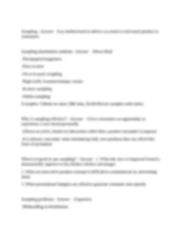 Integrated Marketing Communications (IMC) Final Exam Questions and ...