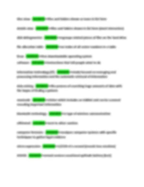 Computer Science Fundamentals: Definitions and Concepts | Exams Nursing ...