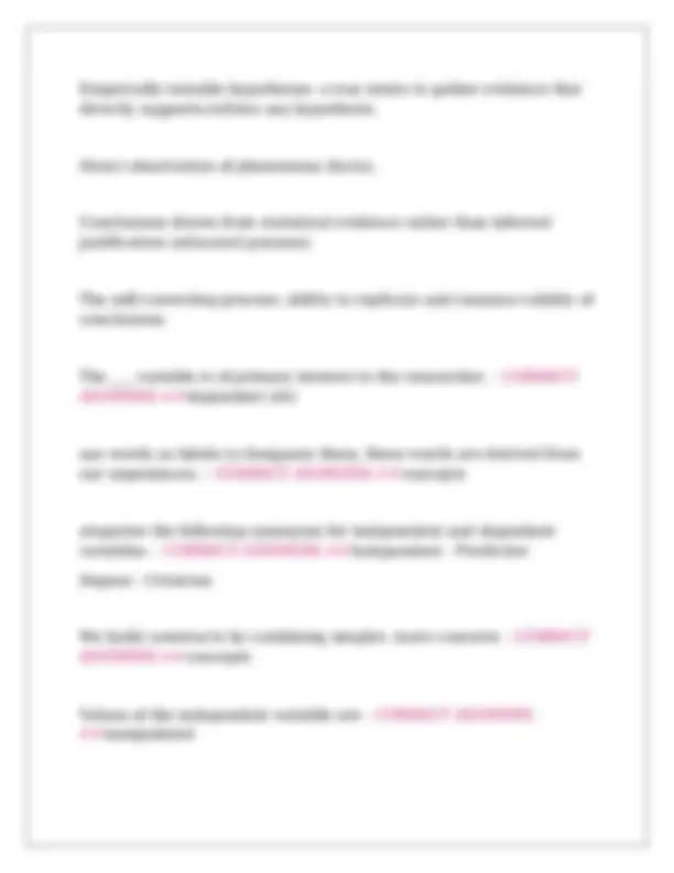 BUSI 600: Chapter 1 - Business Research Concepts and Methods | Exams ...