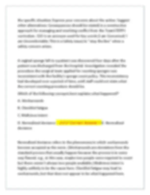 CPPS IHI Practice Exam: Patient Safety Questions & Answers | Quizzes ...