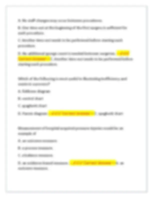 CPPS IHI Practice Exam: Patient Safety Questions & Answers | Quizzes Nursing | Docsity