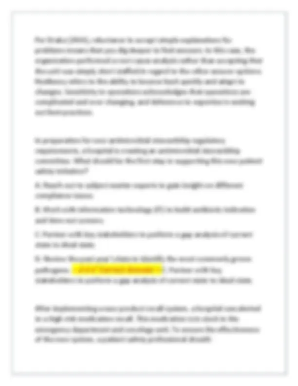 CPPS IHI Practice Exam: Patient Safety Questions & Answers | Quizzes ...