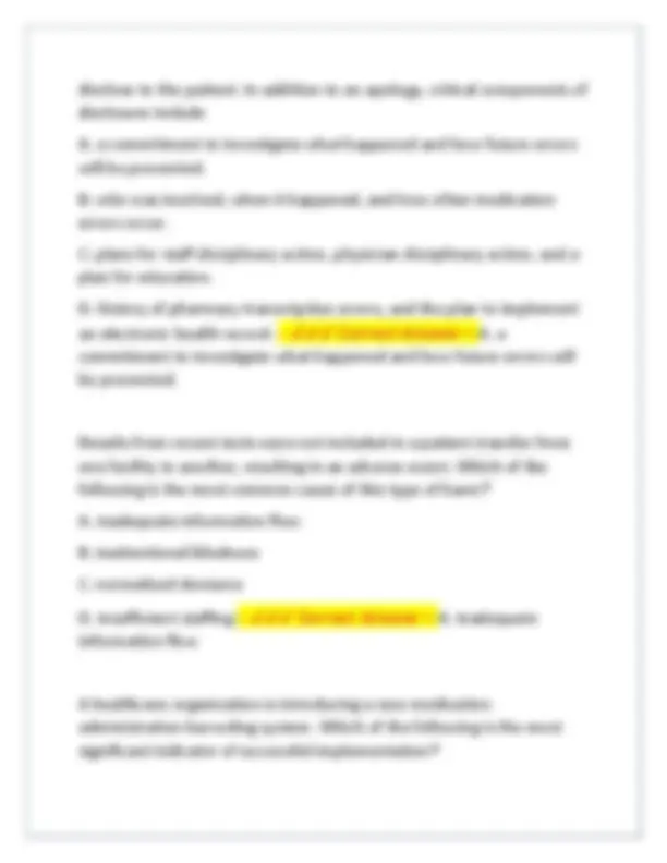 CPPS IHI Practice Exam: Patient Safety Questions & Answers | Quizzes ...