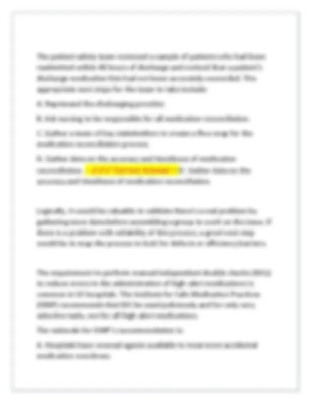 CPPS IHI Practice Exam: Patient Safety Questions & Answers | Quizzes ...