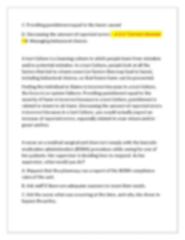 CPPS IHI Practice Exam: Patient Safety Questions & Answers | Quizzes ...