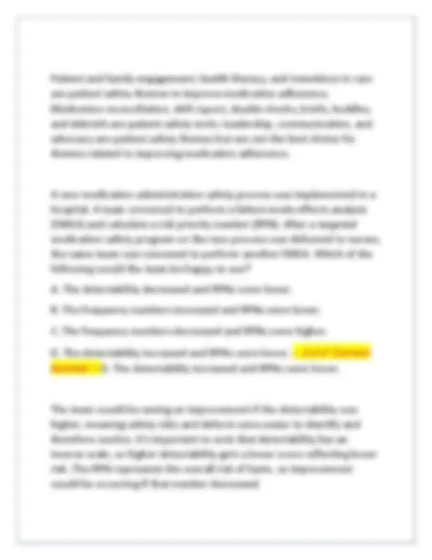 CPPS IHI Practice Exam: Patient Safety Questions & Answers | Quizzes ...