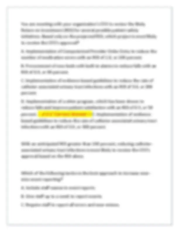 CPPS IHI Practice Exam: Patient Safety Questions & Answers | Quizzes ...