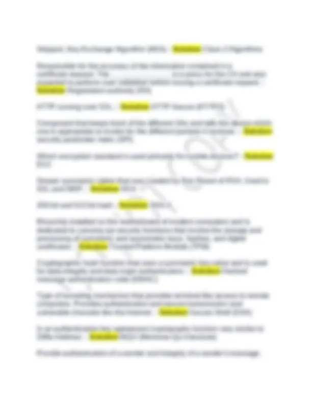 Cryptography Questions and Answers: A Comprehensive Guide | Exams ...