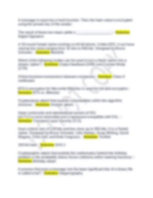 Cryptography Questions and Answers: A Comprehensive Guide | Exams ...