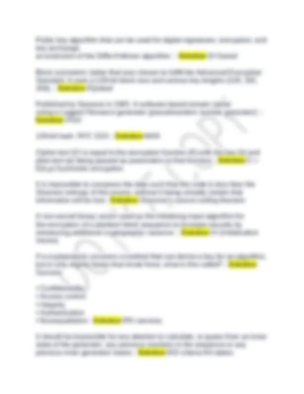 Cryptography Questions and Answers: A Comprehensive Guide | Exams ...