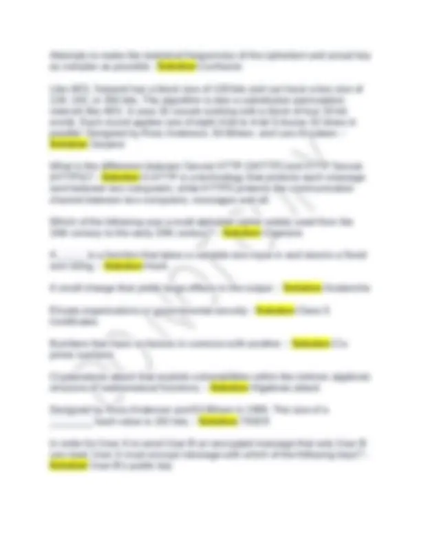 Cryptography Questions and Answers: A Comprehensive Guide | Exams ...