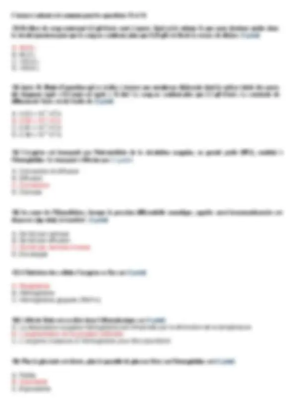 Exercice corrigé qcm et autre | Exercises Logistics | Docsity