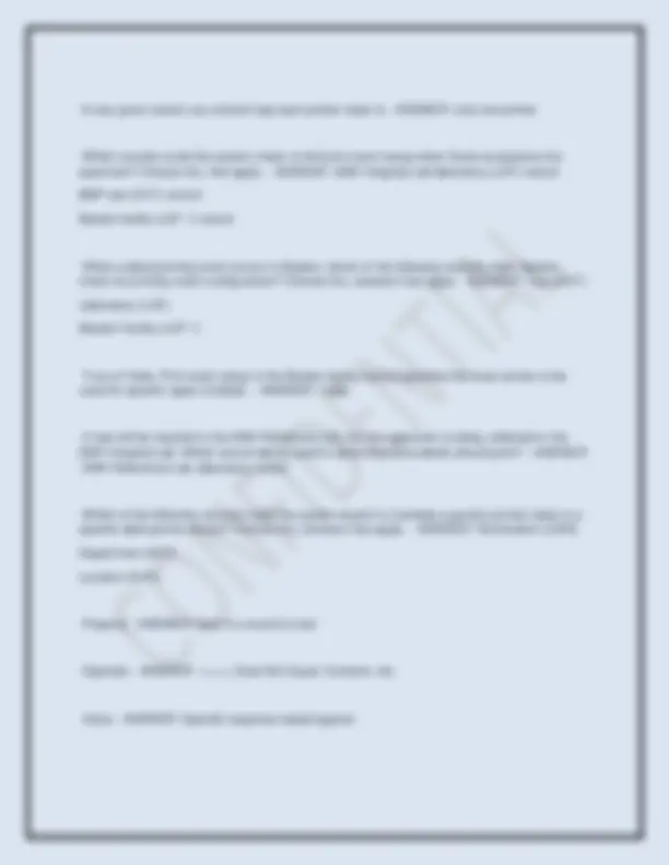 LAB400 EPIC PRACTICE EXAM Questions with 100% correct Answers Latest ...