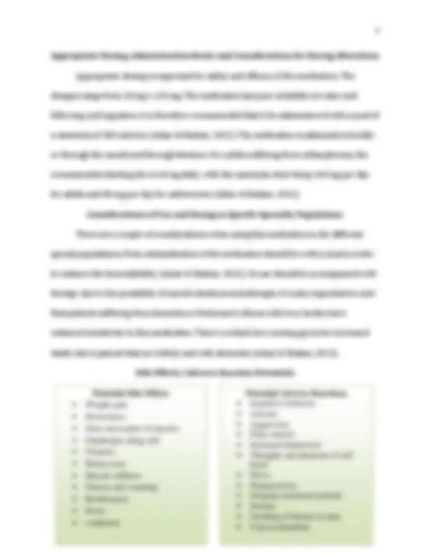 NR 546: Psychopharmacology Assignment, January 2025-Assignment Title: Study Guide for Medi ...