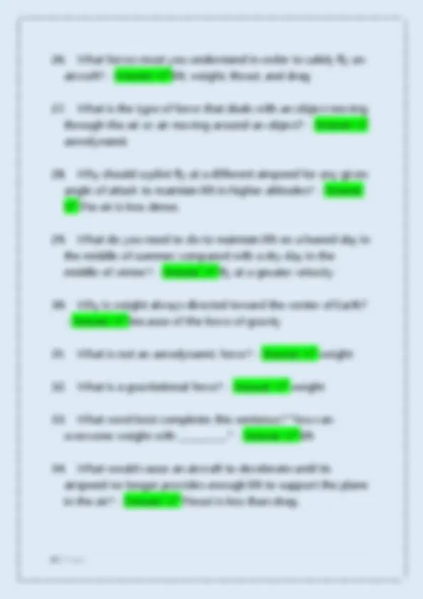 AFJROTC Aerospace Science Final Exam: Aviation Study 2025 | Exams ...