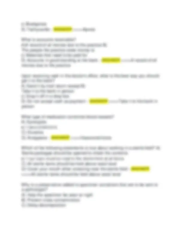 AMCA Medical Assistant Exam 2025: Practice Questions | Exams Nursing ...