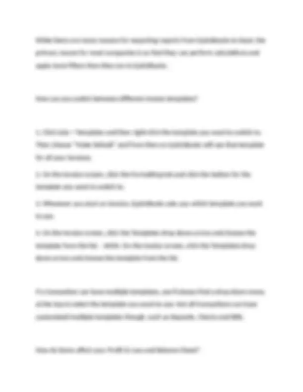 Intuit QuickBooks Certified User Desktop Exam Practice | Exams Business ...