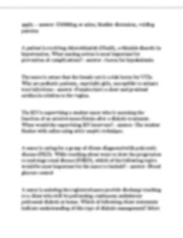 Urinary System: Multiple Choice Questions and Answers | Exams Nursing ...