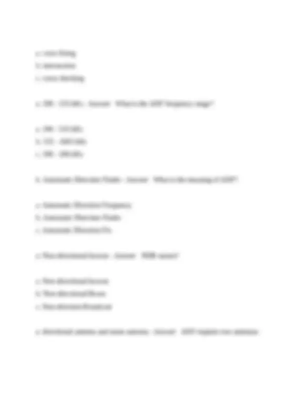 PPL NAV Questions and Answers: Understanding VOR and ADF Systems ...