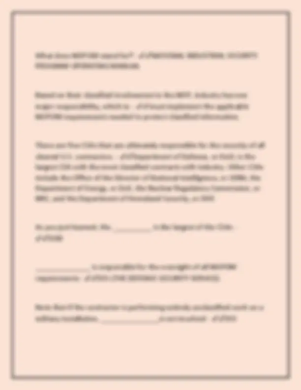 Industrial Security (SPED) 2025 Exam: Questions and Answers | Exams ...