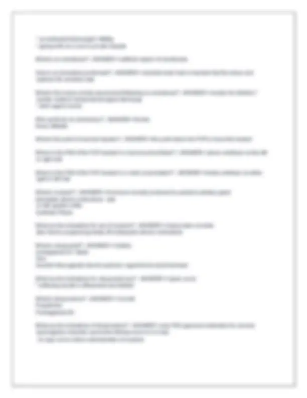 OB Final Exam Study Guide: 200+ Questions and Answers for 2024/2025 | Exams Nursing | Docsity