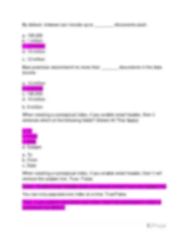 Relativity Analytics Specialist Exam 2025: Conceptual Indexing and ...