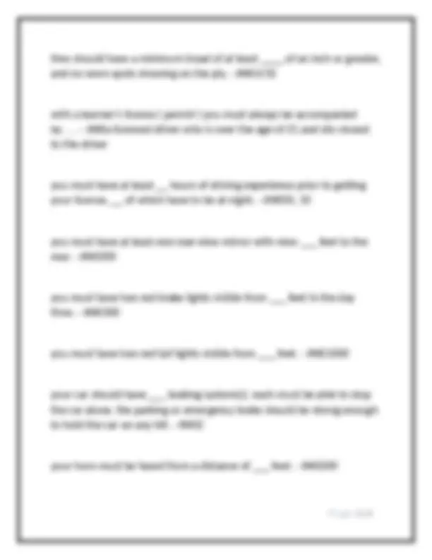 Florida Drivers License / Permit Test Study Guide 2024-2025: Questions ...