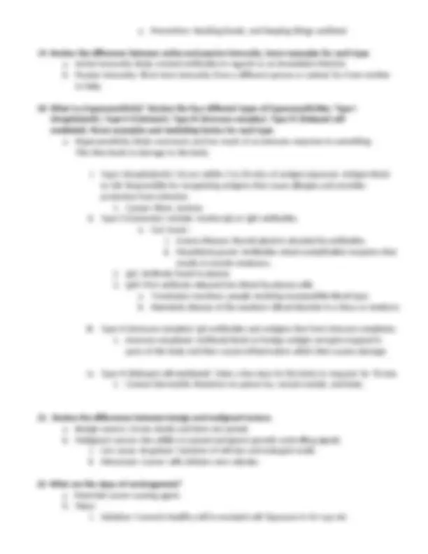 Essentials of Pathophysiology Exam #1 Review Sheet: Modules 1, 2, and 3 ...