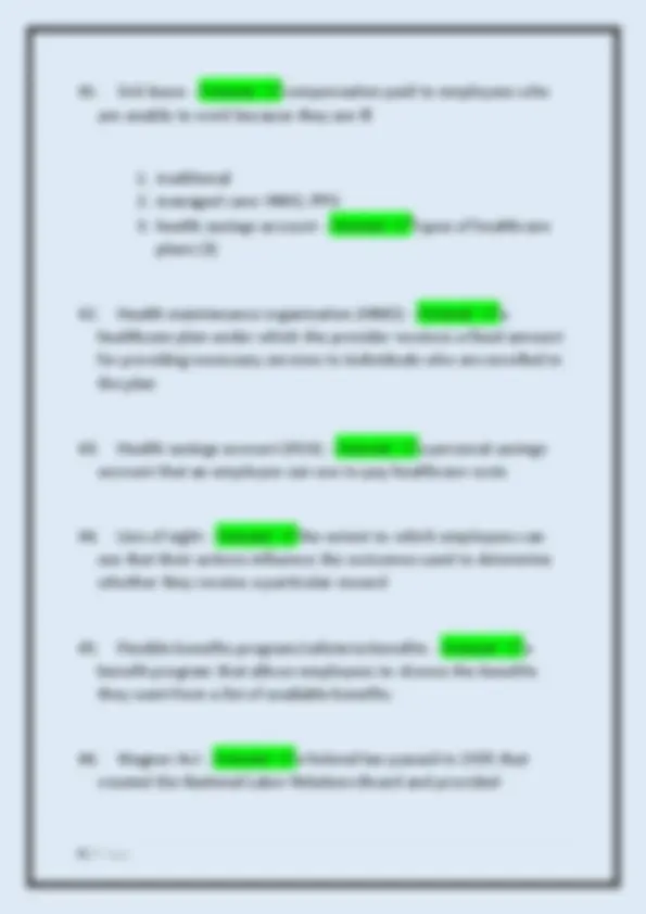 Human Resource Management Exam Study Guide: 80 Questions and Answers ...