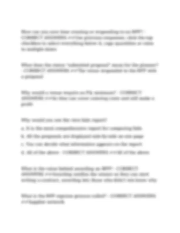CVENT Exam with Answers: A Guide to RFPs and Venue Management | Exams ...