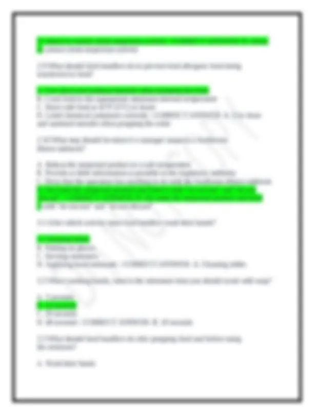 ServSafe Manager Final Exam Questions and Answers (2025) | Exams ...