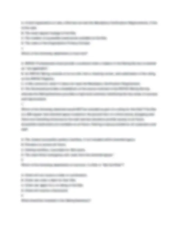 RHFAC Accessibility Certification: Test Questions and Answers | Exams ...