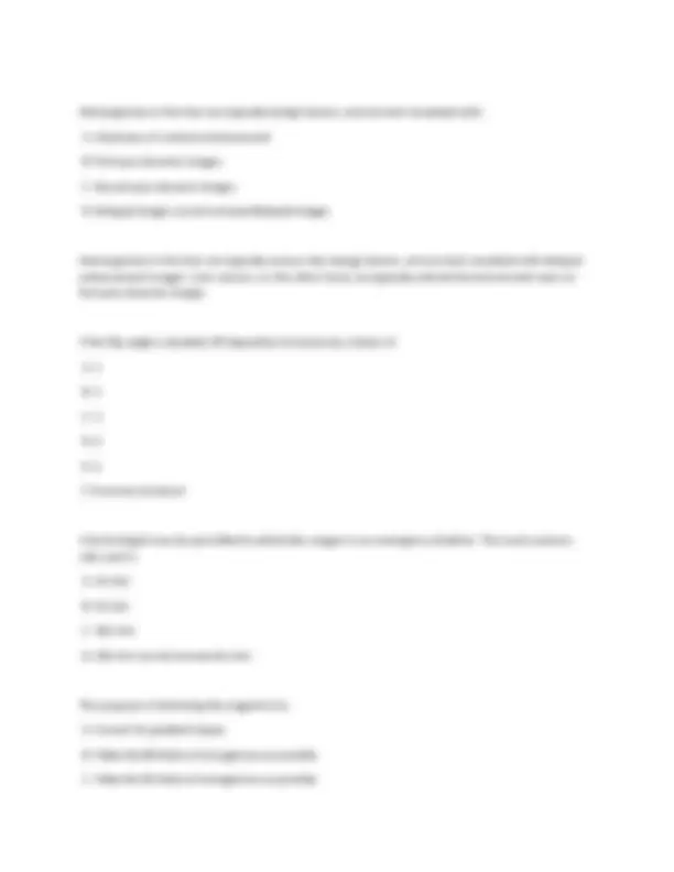 ARRT MRI Mock Registry: Multiple Choice Questions and Answers | Exams Nursing | Docsity