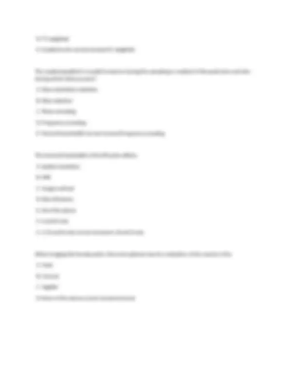 ARRT MRI Mock Registry: Multiple Choice Questions and Answers | Exams Nursing | Docsity