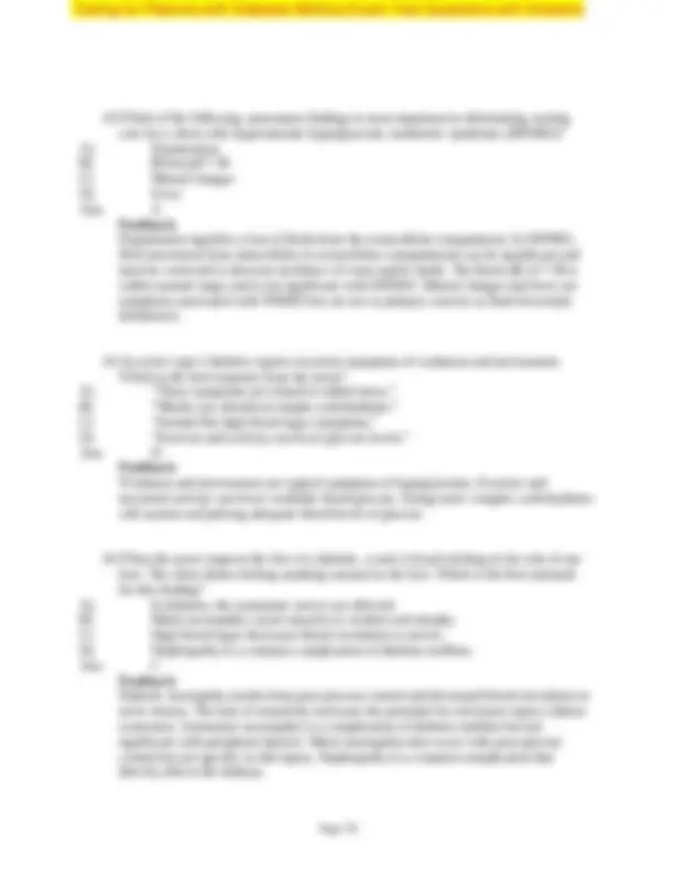 Diabetes Mellitus Exam Questions & Answers: Nursing Student Guide ...