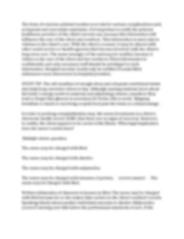 Evolve Issues in Nursing: Multiple Choice Questions and Answers | Exams ...