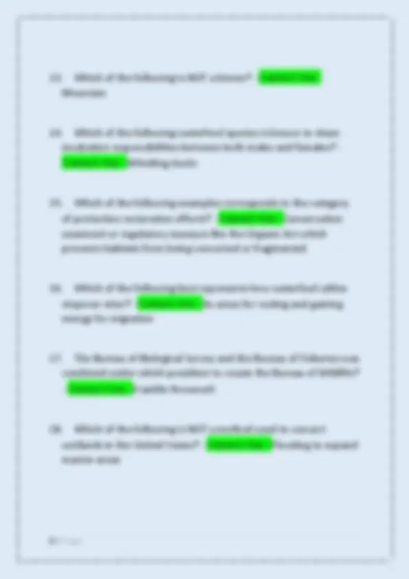 Ducks Unlimited Ecology Test: 150 Questions and Answers | Exams ...