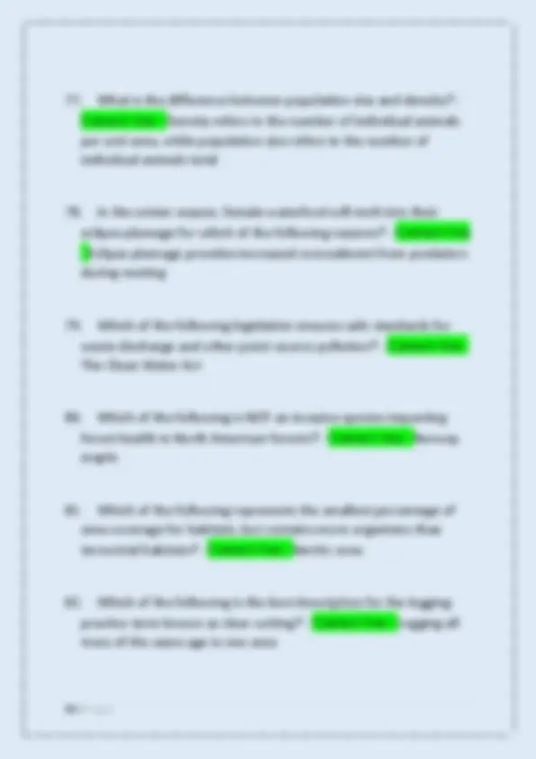 Ducks Unlimited Ecology Test: 150 Questions and Answers | Exams ...