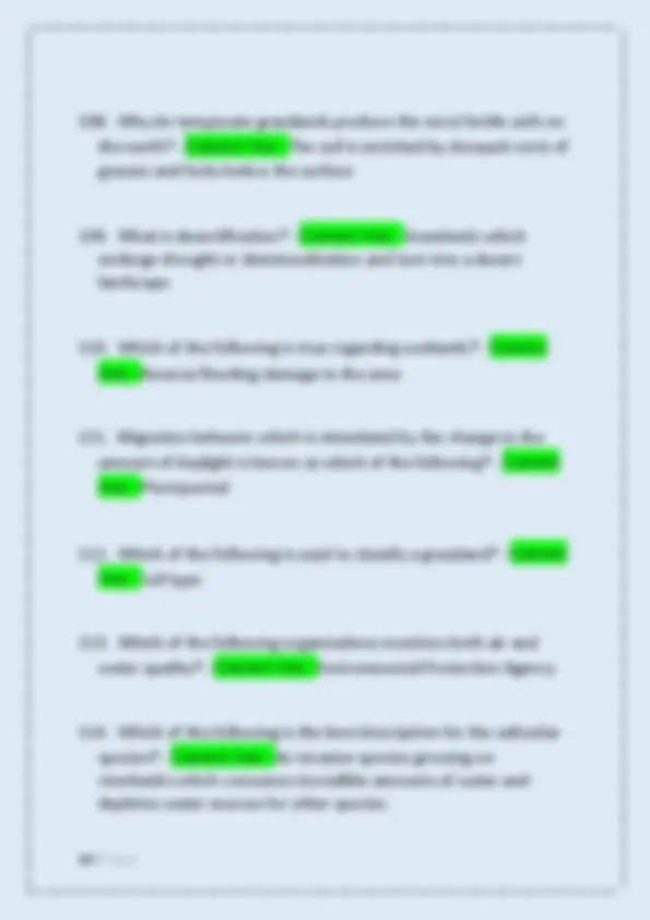 Ducks Unlimited Ecology Test: 150 Questions and Answers | Exams ...