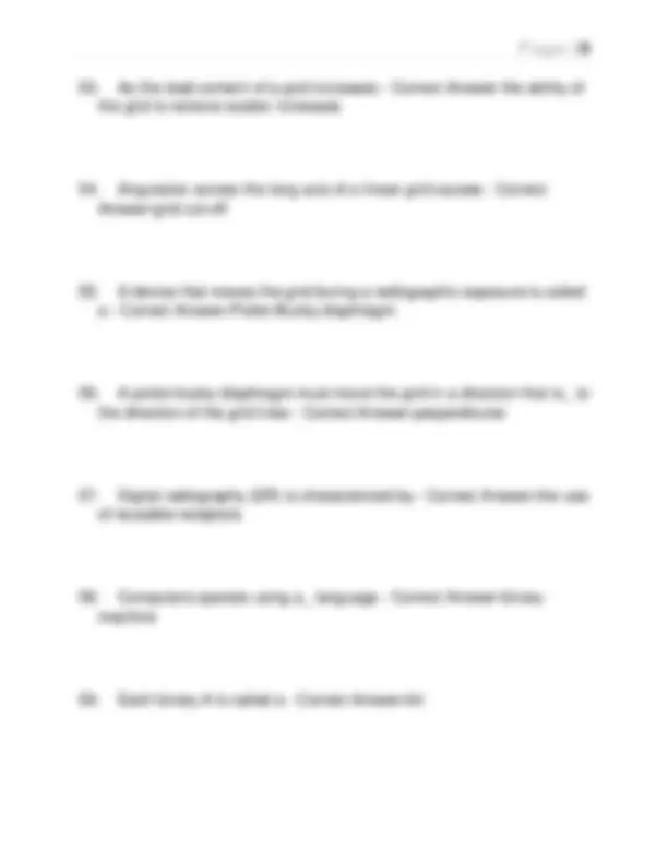 LMRT CORE REVIEW 2025: Radiography Exam Questions and Answers | Exams ...