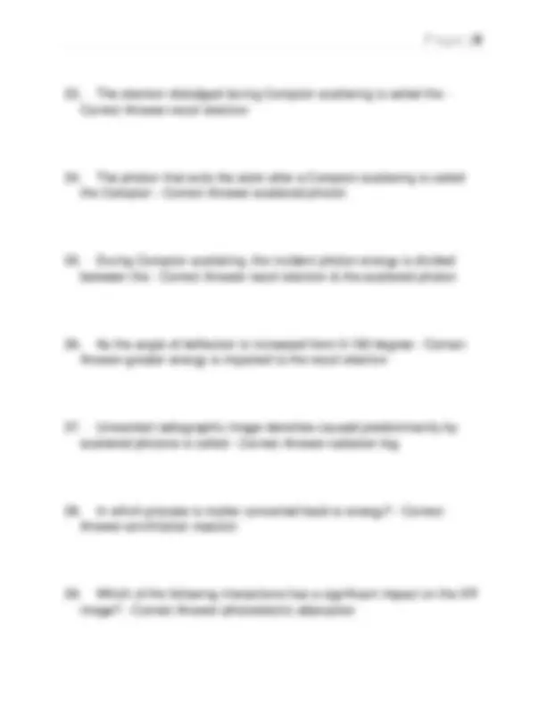 LMRT CORE REVIEW 2025: Radiography Exam Questions and Answers | Exams ...