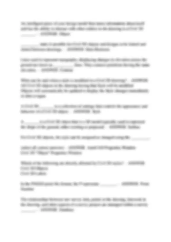 CAD CIVIL 3D TEST QUESTIONS WITH ANSWERS | Exams Civil Engineering ...