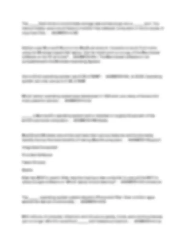 CIS 150 Exam 1-1: Computer Concepts, Hardware & Software | Exams Advanced Education | Docsity