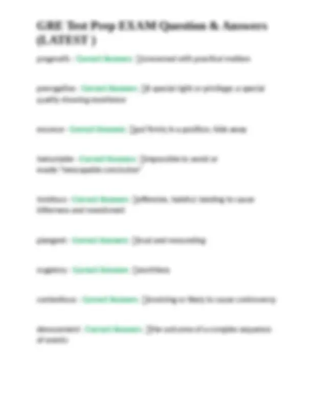 GRE Test Prep: Vocabulary Building Exercises and Definitions | Exams ...