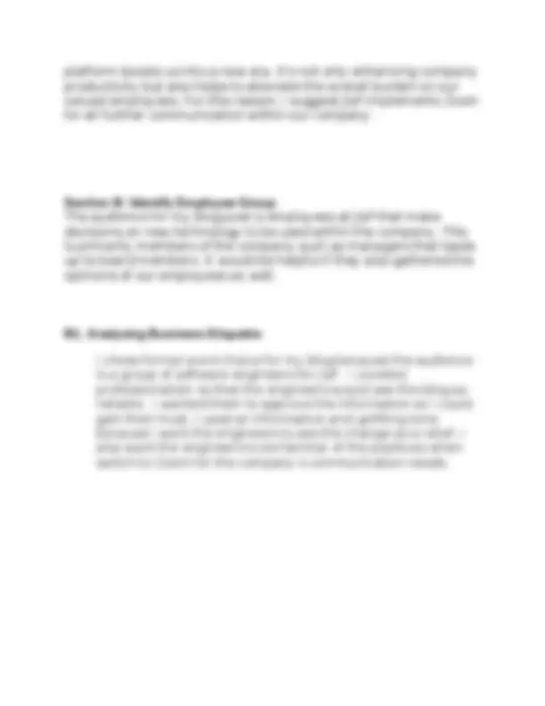 D339 Technical Communication Task 1: Implementing Zoom for Enhanced Communication at J&P ...