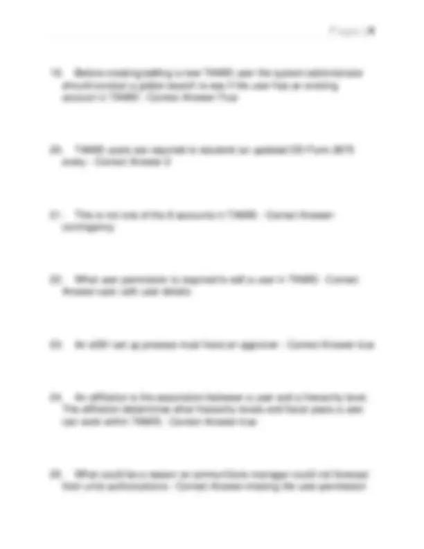 TAMIS Actual Test 2025: Questions and Answers for Munitions Management ...